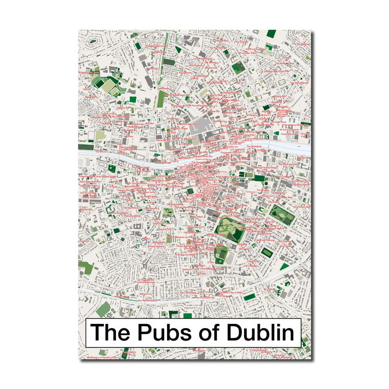 The Pubs of Dublin - Etsy