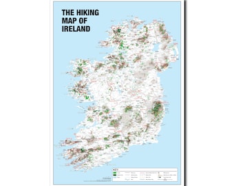 Scratch-able Ireland Map - 32 County Map of Ireland for Your Irish ...