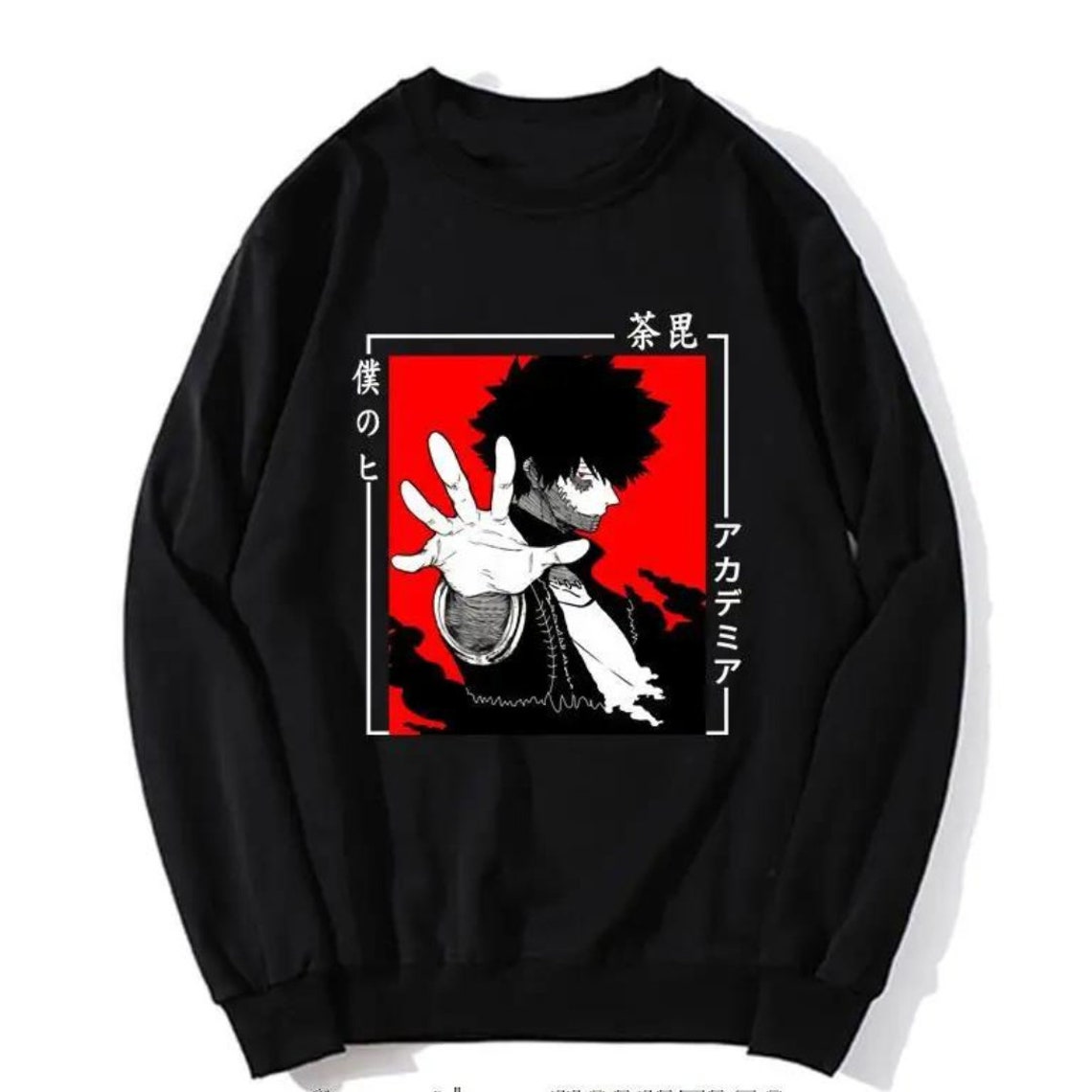 My Hero Academia Dabi Hoodie for Men Cotton Sweatshirt Harajuku Anime ...