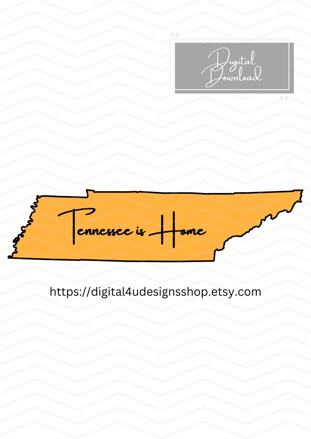 Tennessee Designs Printable PDF PNG, Knoxville TN Instant Download ...