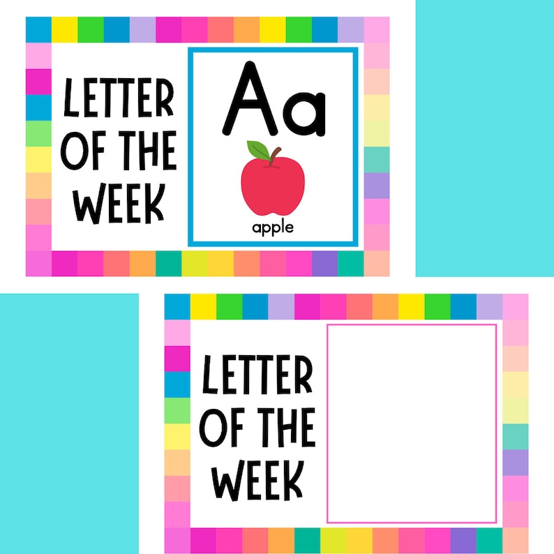 Preschool Learning Flashcards: Alphabet, Colors, Shapes (instant ...