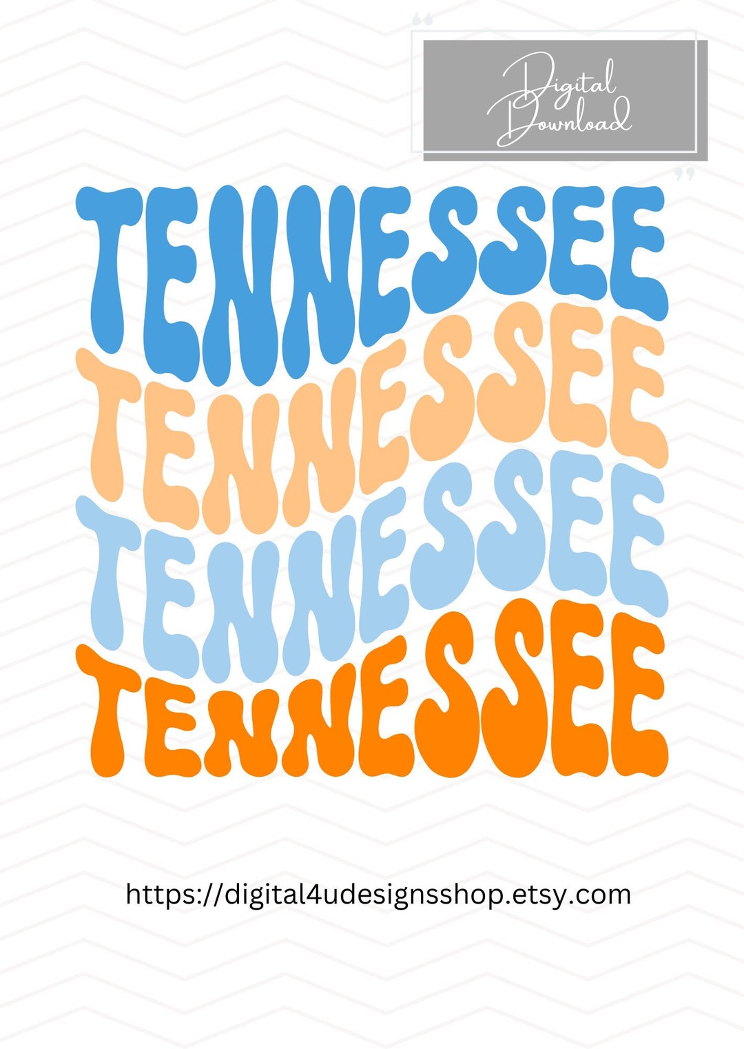 Tennessee Designs Printable PDF PNG, Knoxville TN Instant Download ...