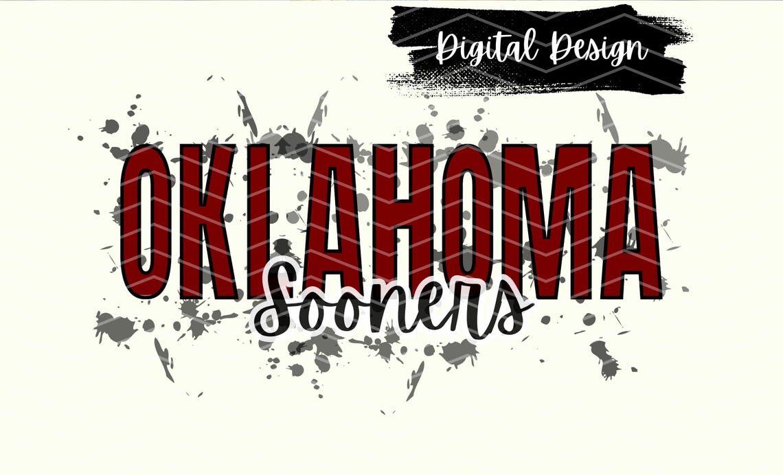 Oklahoma Sooners Digital Download | College Team Graphic Art | Oklahoma ...