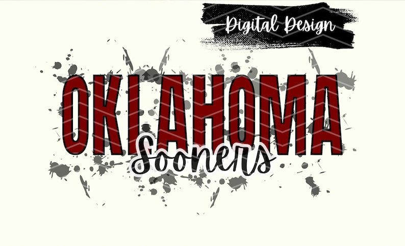 Oklahoma Sooners Digital Download | College Team Graphic Art | Oklahoma ...