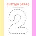 Number Coloring Book: Preschool Learning, Cut & Trace (digital Download ...
