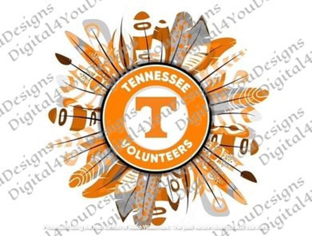 Tennessee Volunteers Feathers Printable Sublimation Design/printable Design/digital/instant ...