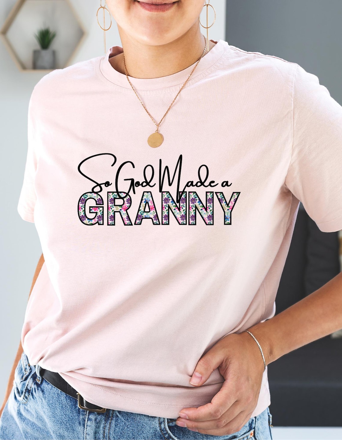 So God Made a Granny, Png, Instant Download, Printable, Sublimation ...