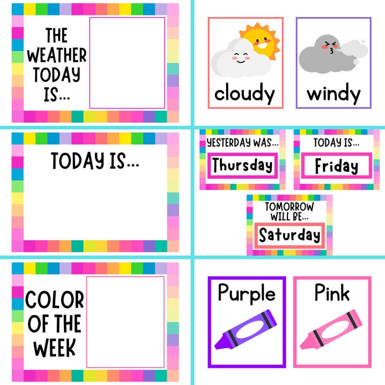 Preschool Learning Flashcards: Alphabet, Colors, Shapes (instant ...