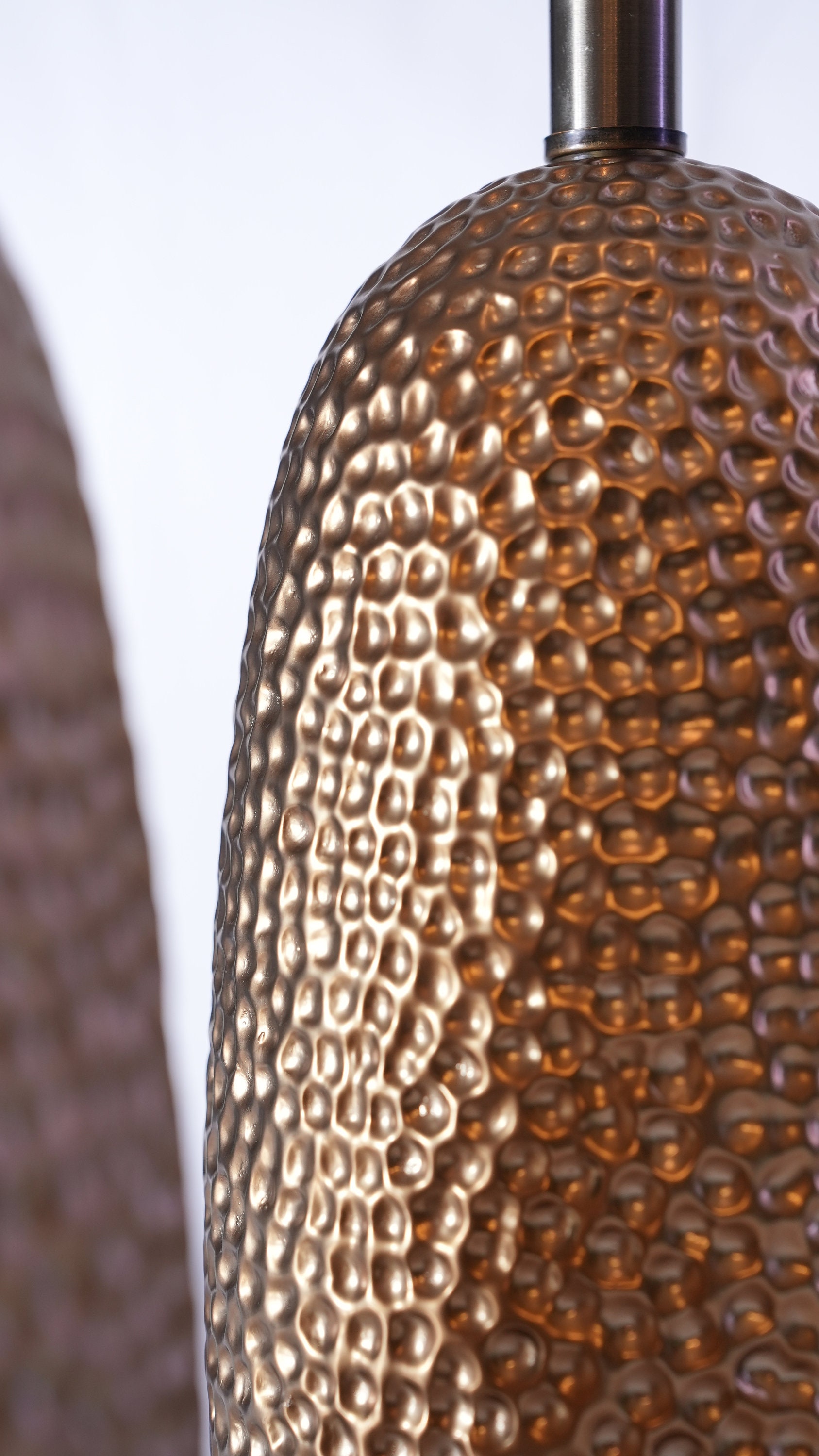Rustic Hammered Textured Ceramic Table Lamps (pair) - Etsy