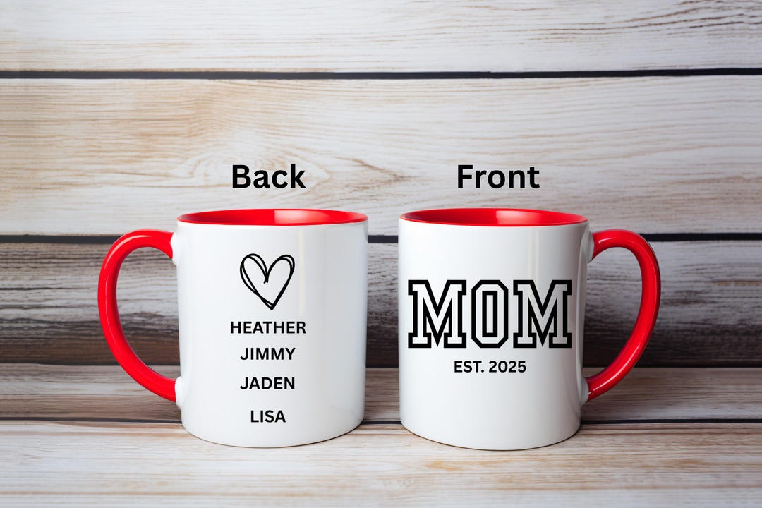 Personalized Mug for Dad Mom, Custom Coffee Mug Gift, Custom Name Mug ...