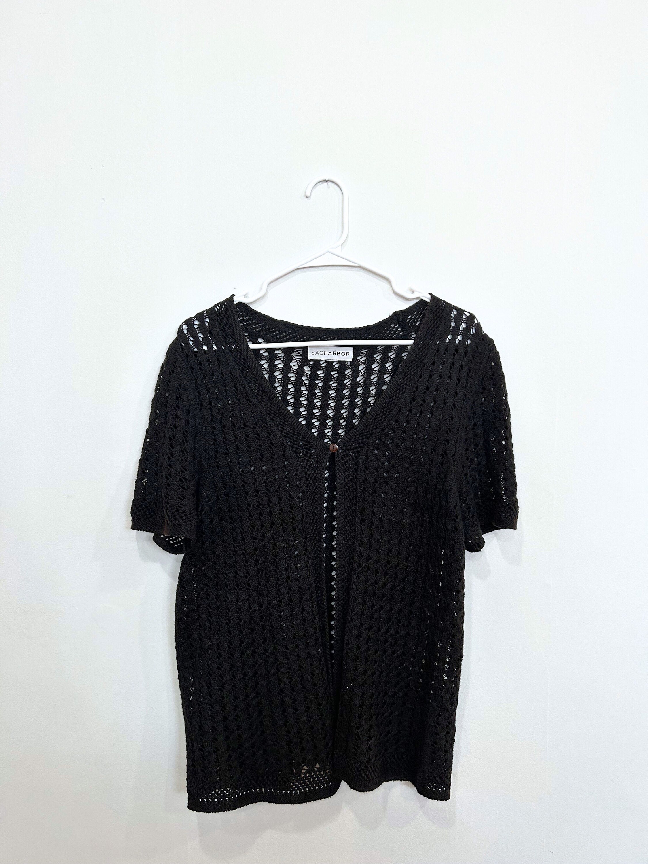 Vintage Early 2000s Crochet Cardigan - Etsy