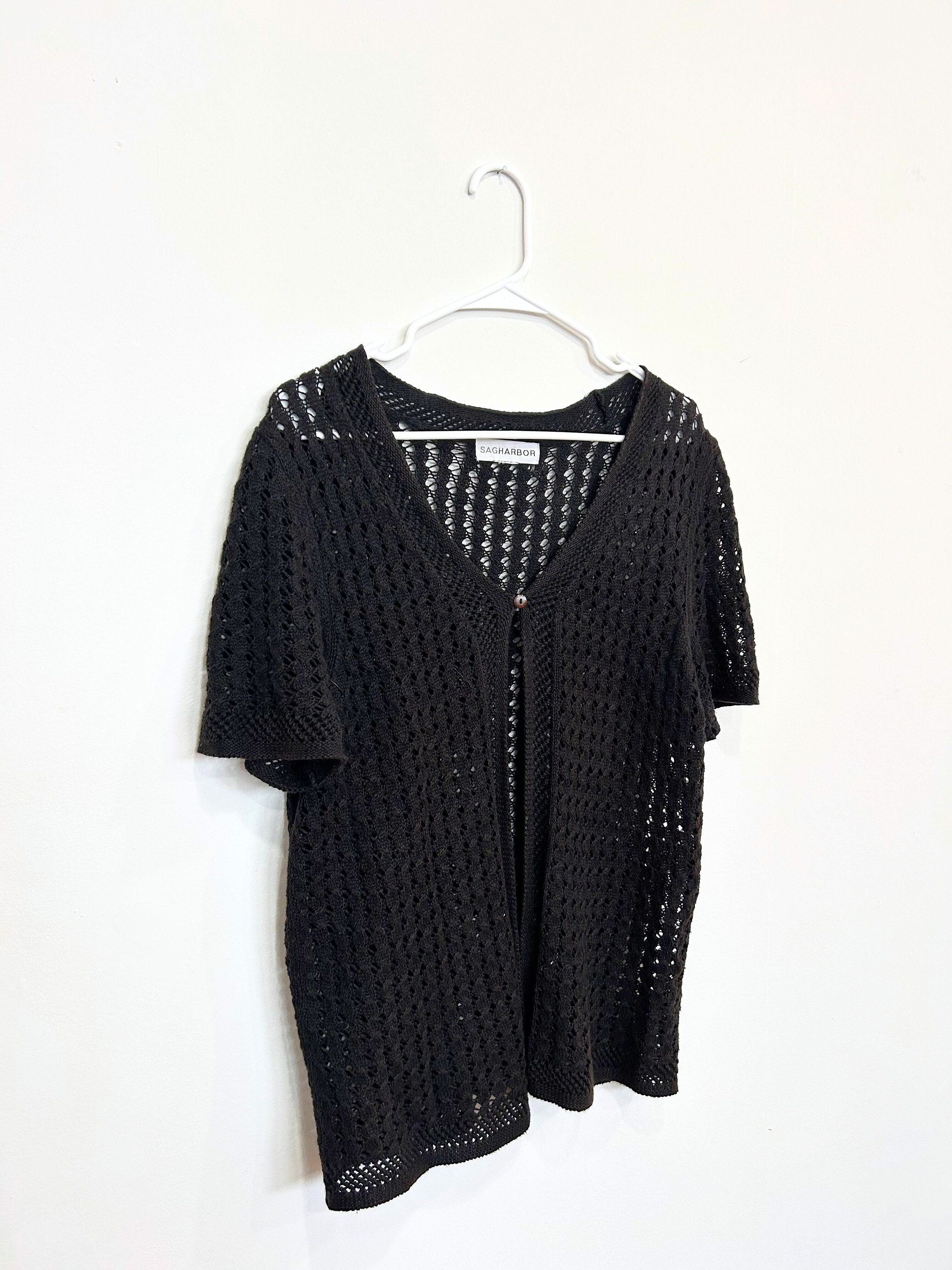 Vintage Early 2000s Crochet Cardigan - Etsy