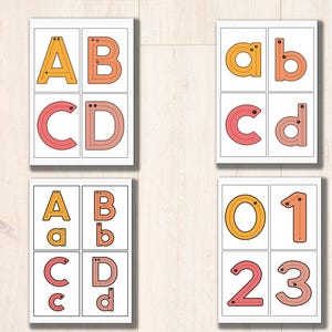 Complete Alphabet and Number Tracing Letters for Kids, Alphabet Tracing ...