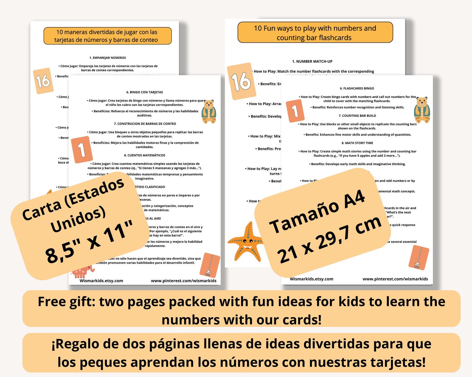 Montessori Bead Cards From 1 to 100, Preschool Math Activities ...