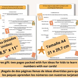 Montessori Bead Cards From 1 to 100, Preschool Math Activities ...