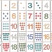 Number Flashcards for Preschool, Printable Numbers for Kindergarten ...