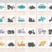 48 Transportation Shadow Matching Cards, Montessori Matching Cards ...
