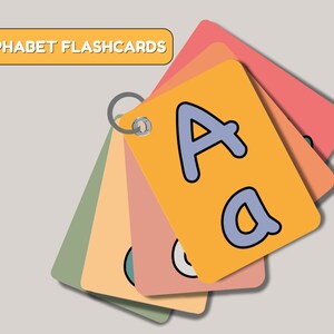 Alphabet Cards Printable for Preschool, Number Cards Printable for ...