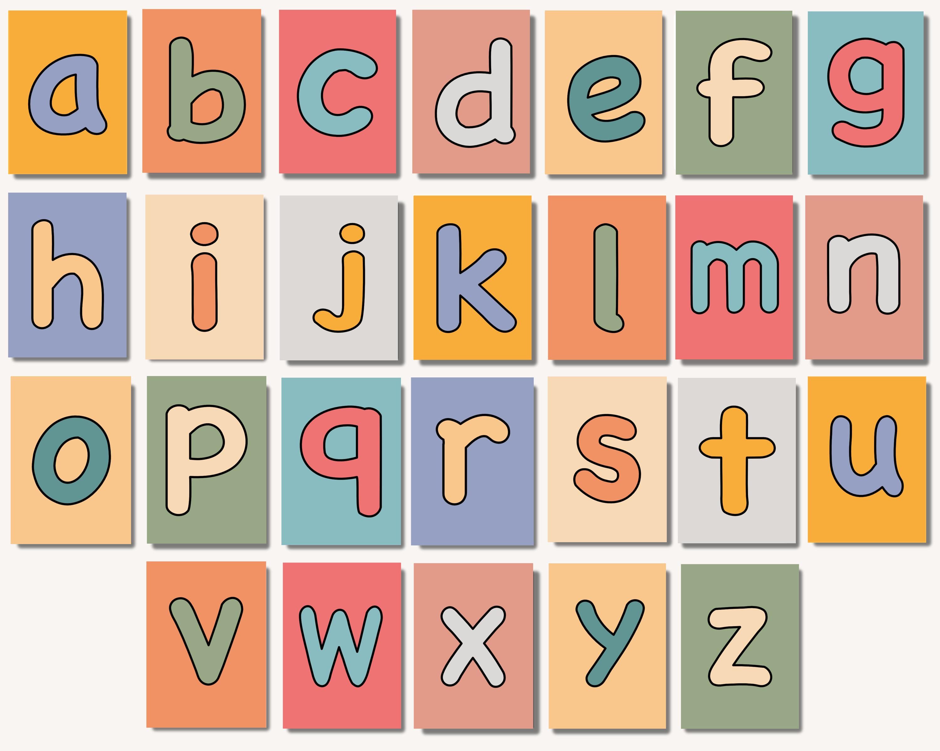 Alphabet Cards Printable for Preschool, Number Cards Printable ...