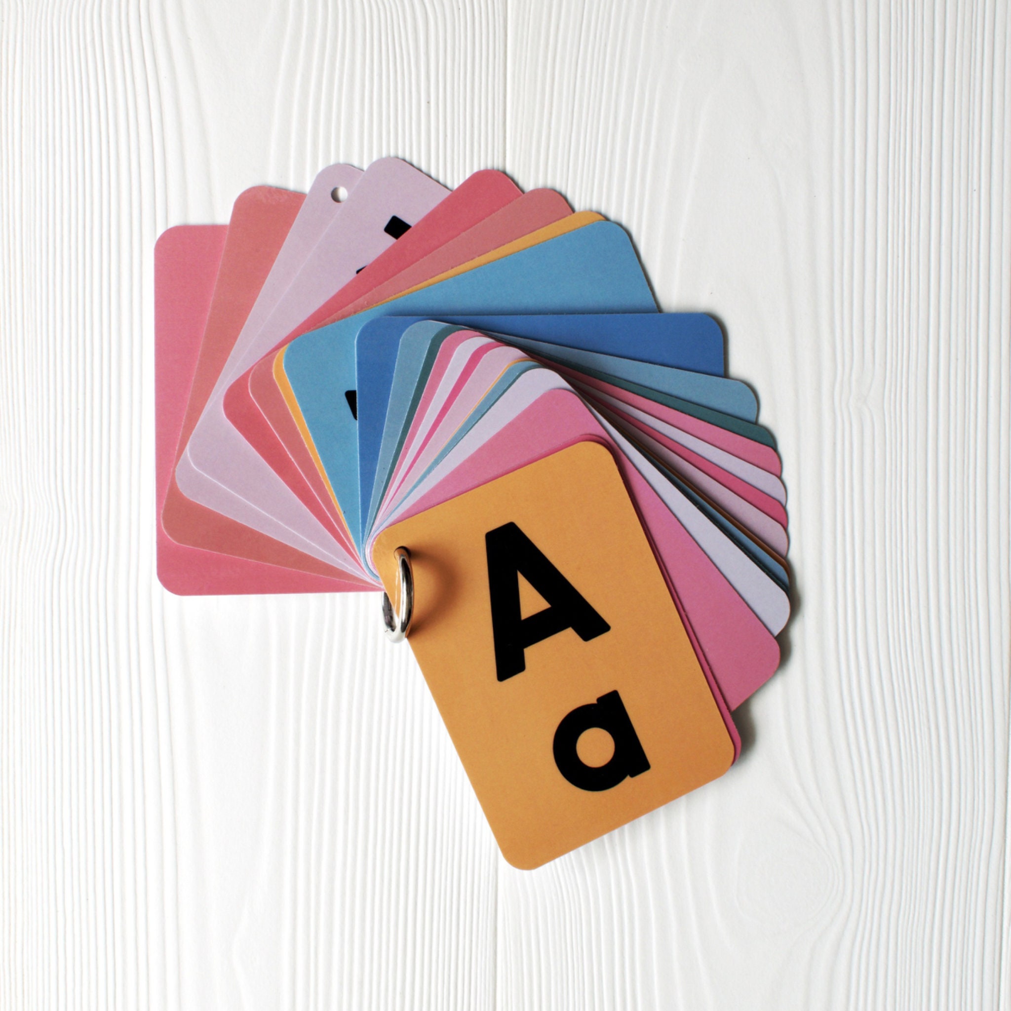 ABC Flashcards, Children's Alphabet, Flashcards Upper and Lower Case ...