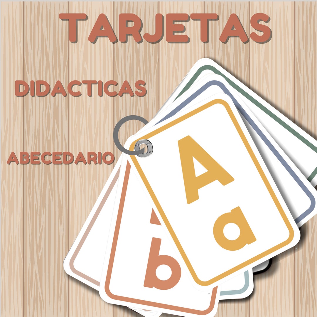 Tarjetas didácticas ABC, alfabeto colores mayúscula y minúscula ...