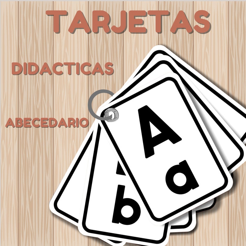 Tarjetas didácticas ABC, alfabeto niños, tarjetas preescolares ...