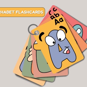 Alphabet Cards Printable for Preschool, Number Cards Printable for ...