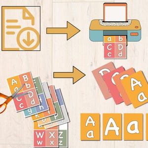 Alphabet Cards Printable for Preschool, Number Cards Printable ...