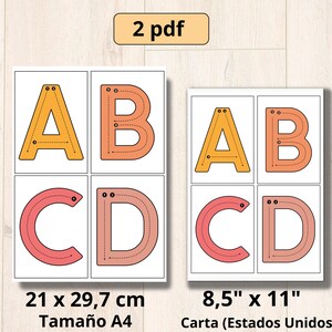 Complete Alphabet and Number Tracing Letters for Kids, Alphabet Tracing ...