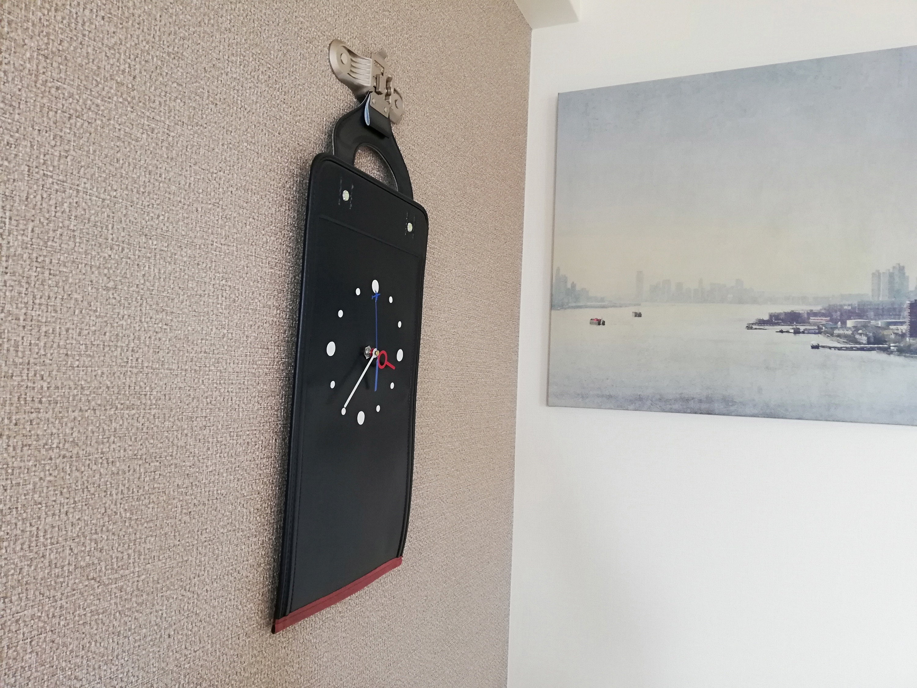 Upcycled School Bag Clock, Japanese Vintage School Bag Randoseru, Wall ...