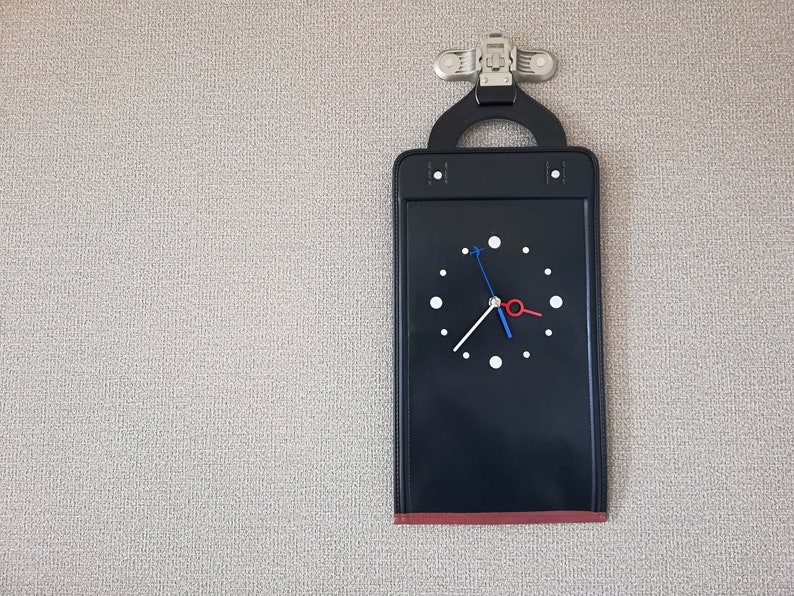 Upcycled School Bag Clock, Japanese Vintage School Bag Randoseru, Wall ...