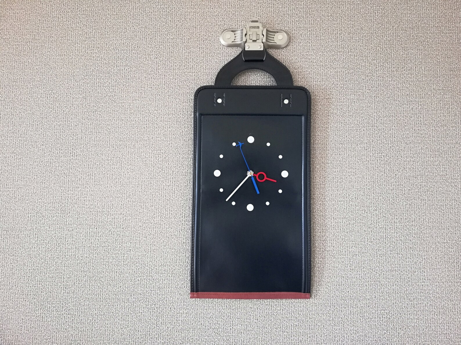 Upcycled School Bag Clock, Japanese Vintage School Bag Randoseru, Wall ...