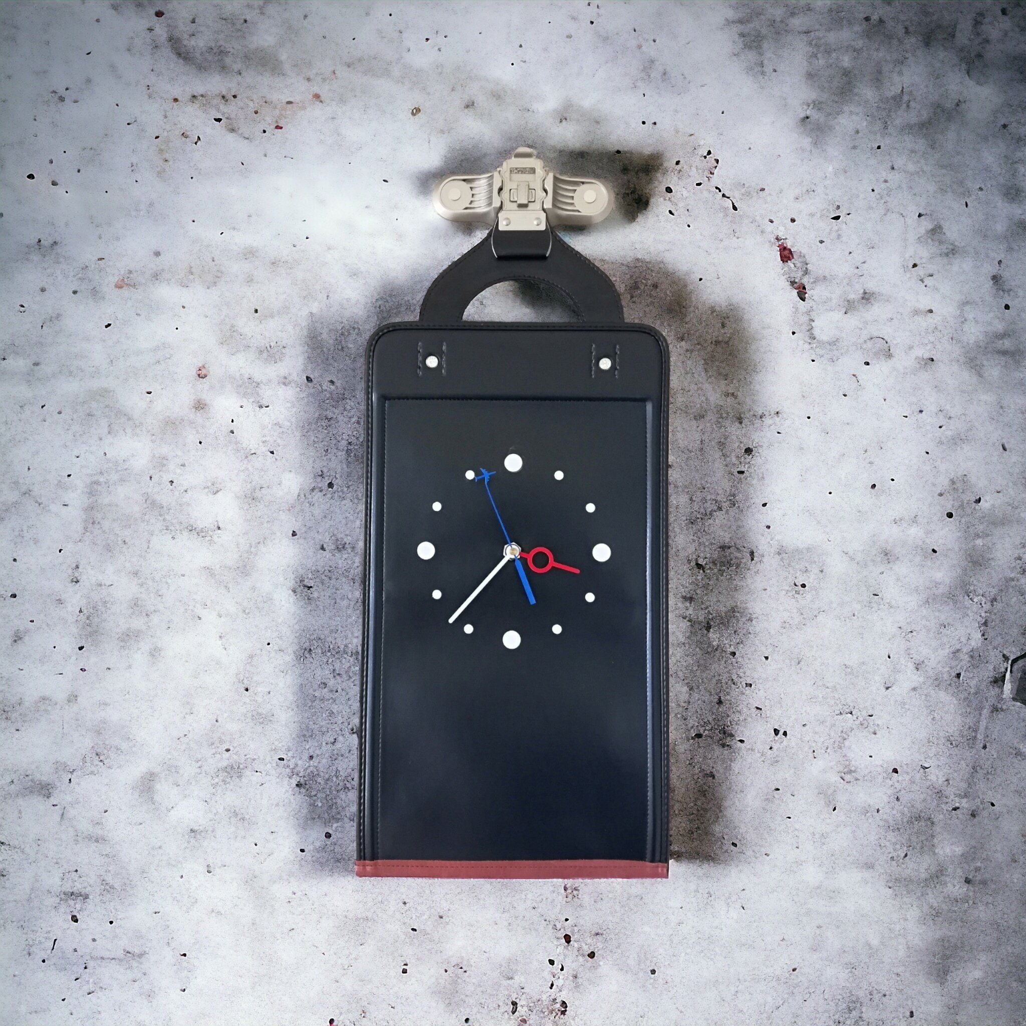 Upcycled School Bag Clock, Japanese Vintage School Bag Randoseru, Wall ...