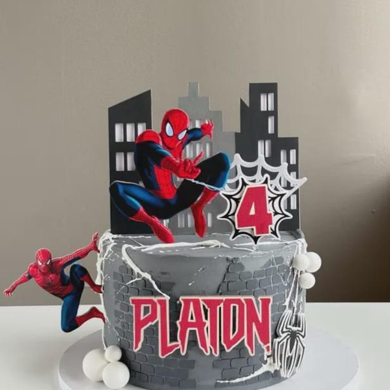 Spider Man Figure for Cake - Etsy