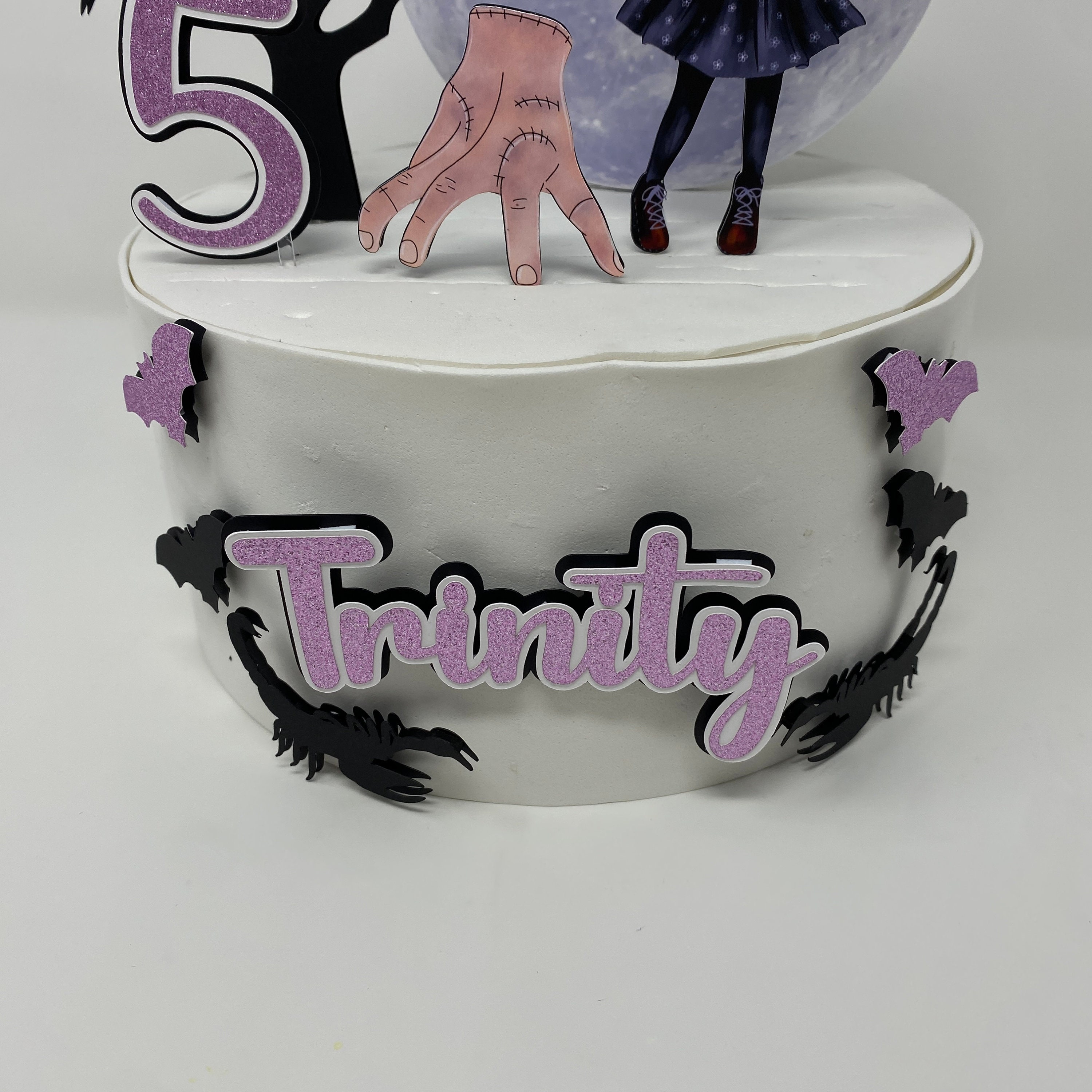 Wednesday Cake Topper Wednesday Addams Cake Topper Custom Cake Topper ...