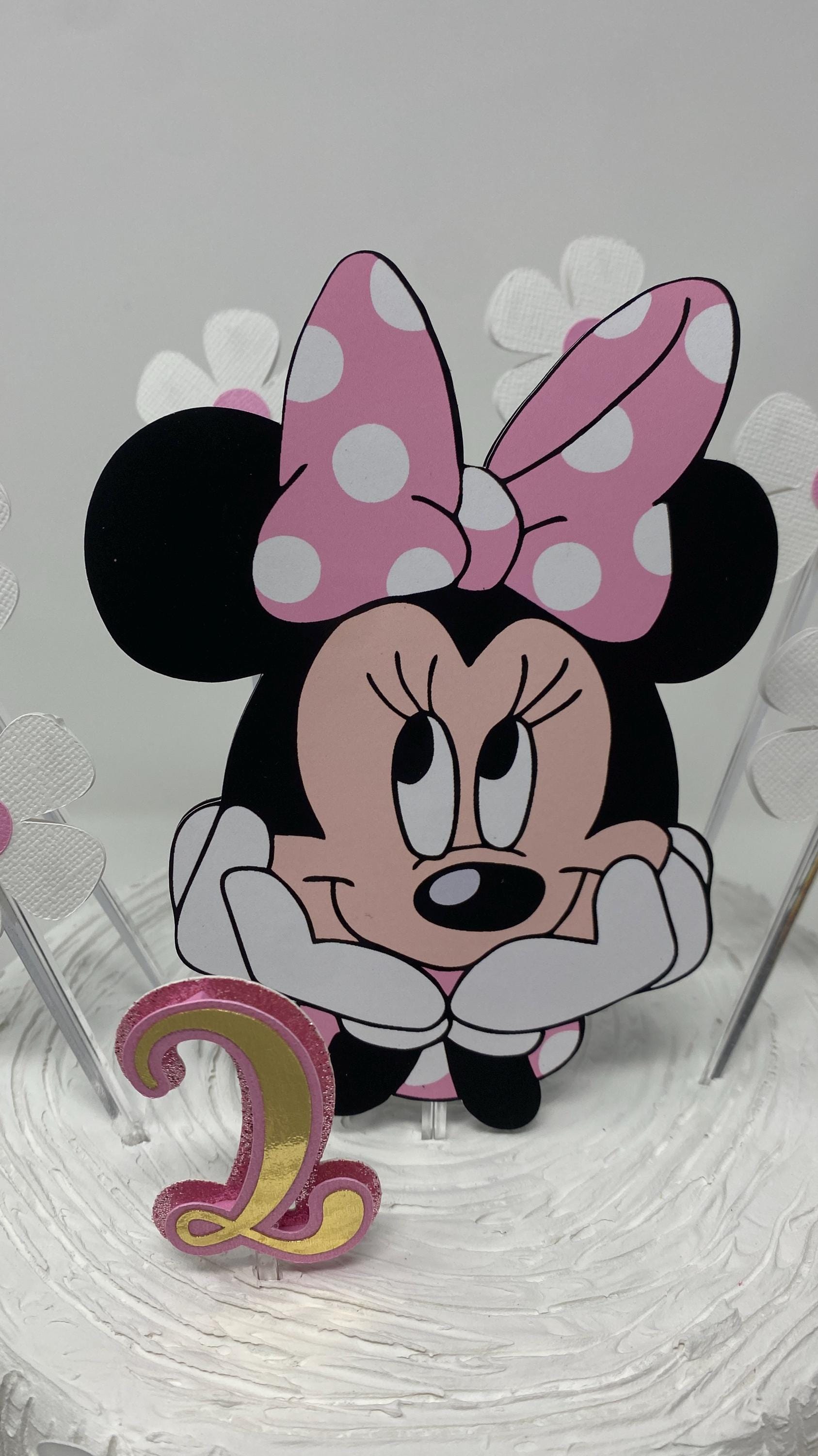 Minnie Mouse Cake Topper - Etsy