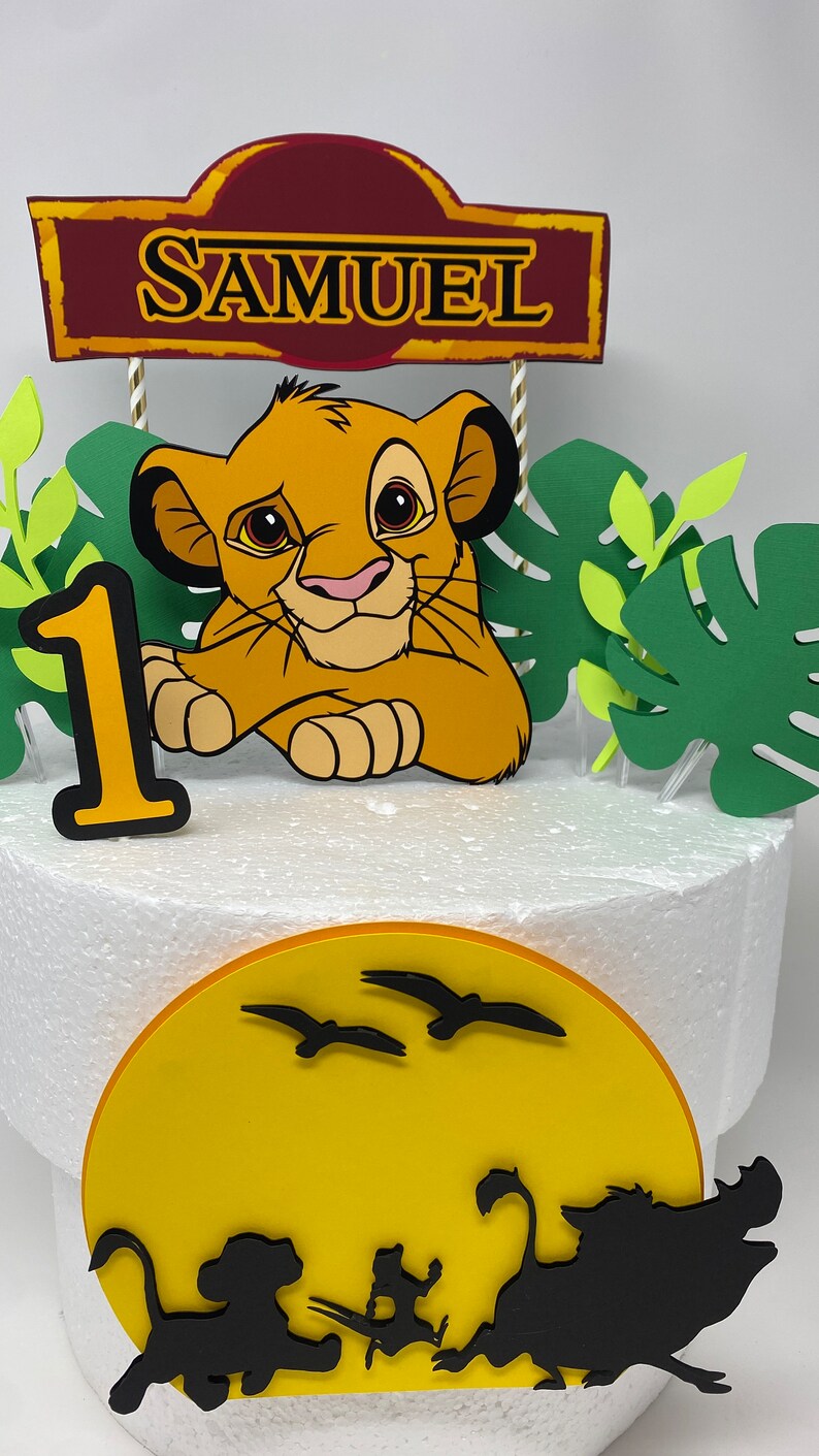 Lion King Cake Topper - Etsy