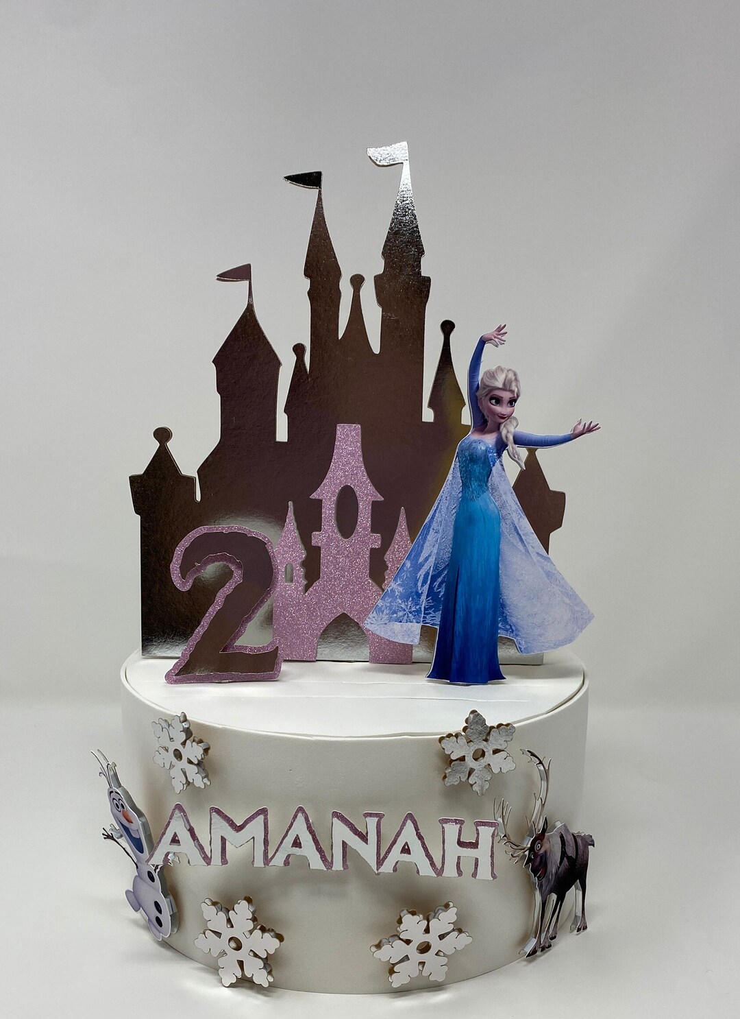 Frozen Cake Topper Elza Cake Topper - Etsy