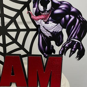 Venom Cake Topper Venom Birthday - Etsy