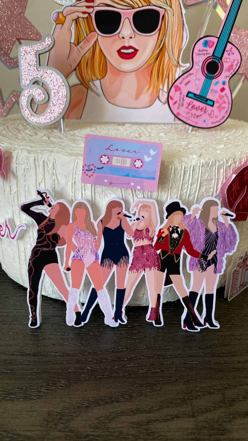 Swiftie Inspired Cake Topper - Etsy