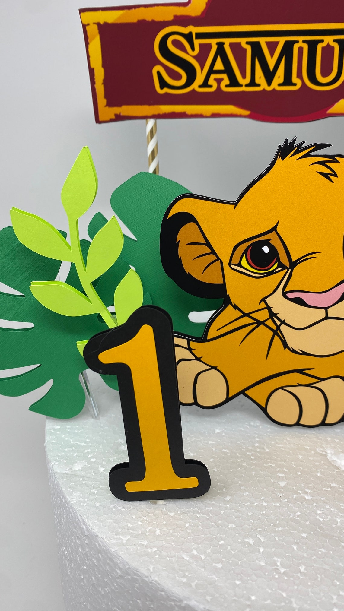 Lion King Cake Topper - Etsy