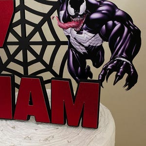 Venom Cake Topper Venom Birthday - Etsy
