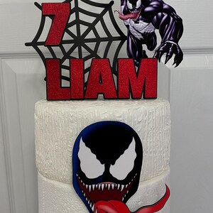 Venom Cake Topper Venom Birthday - Etsy