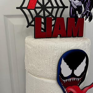 Venom Cake Topper Venom Birthday - Etsy