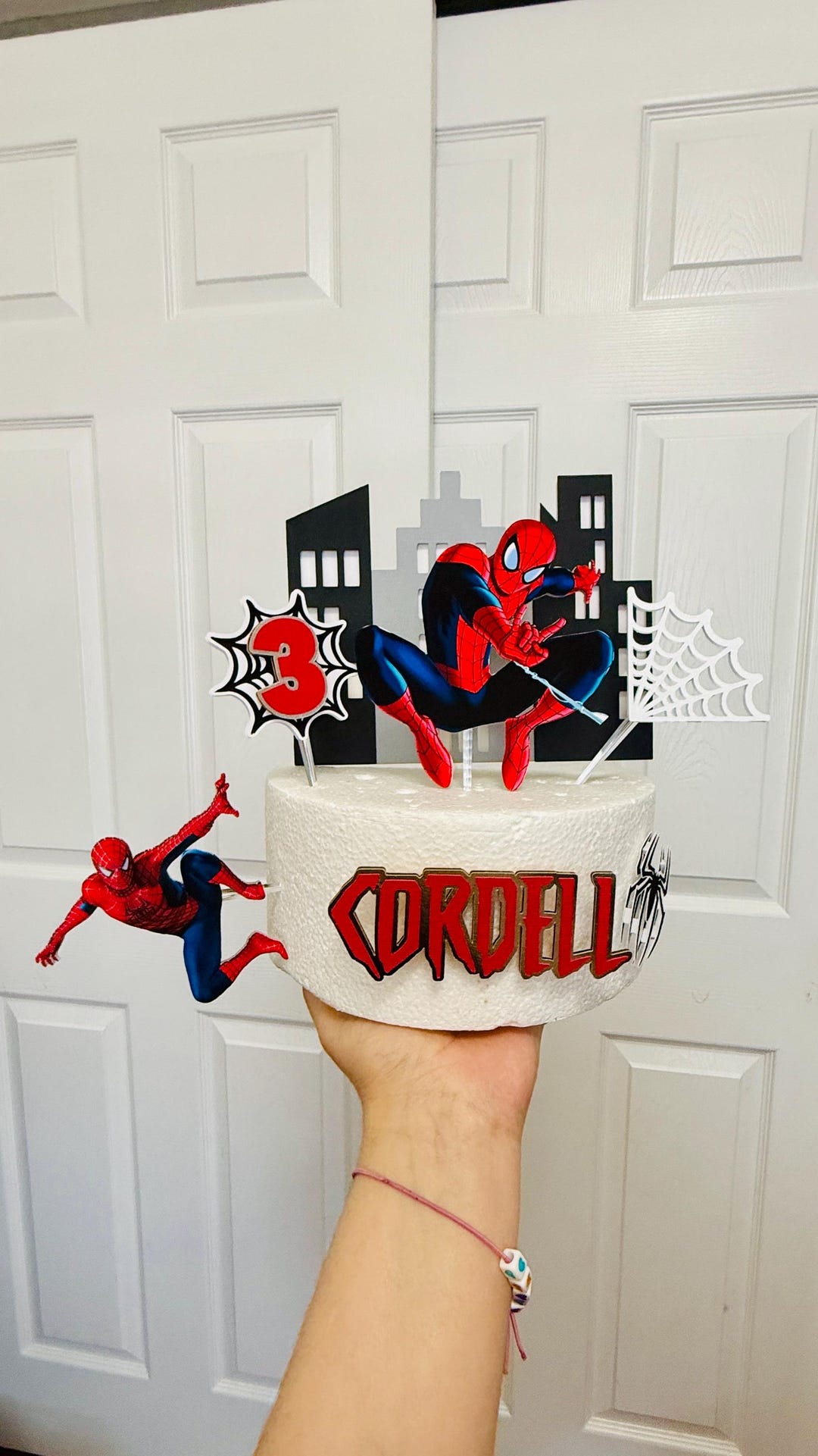 Spider Man Cake Topper - Etsy