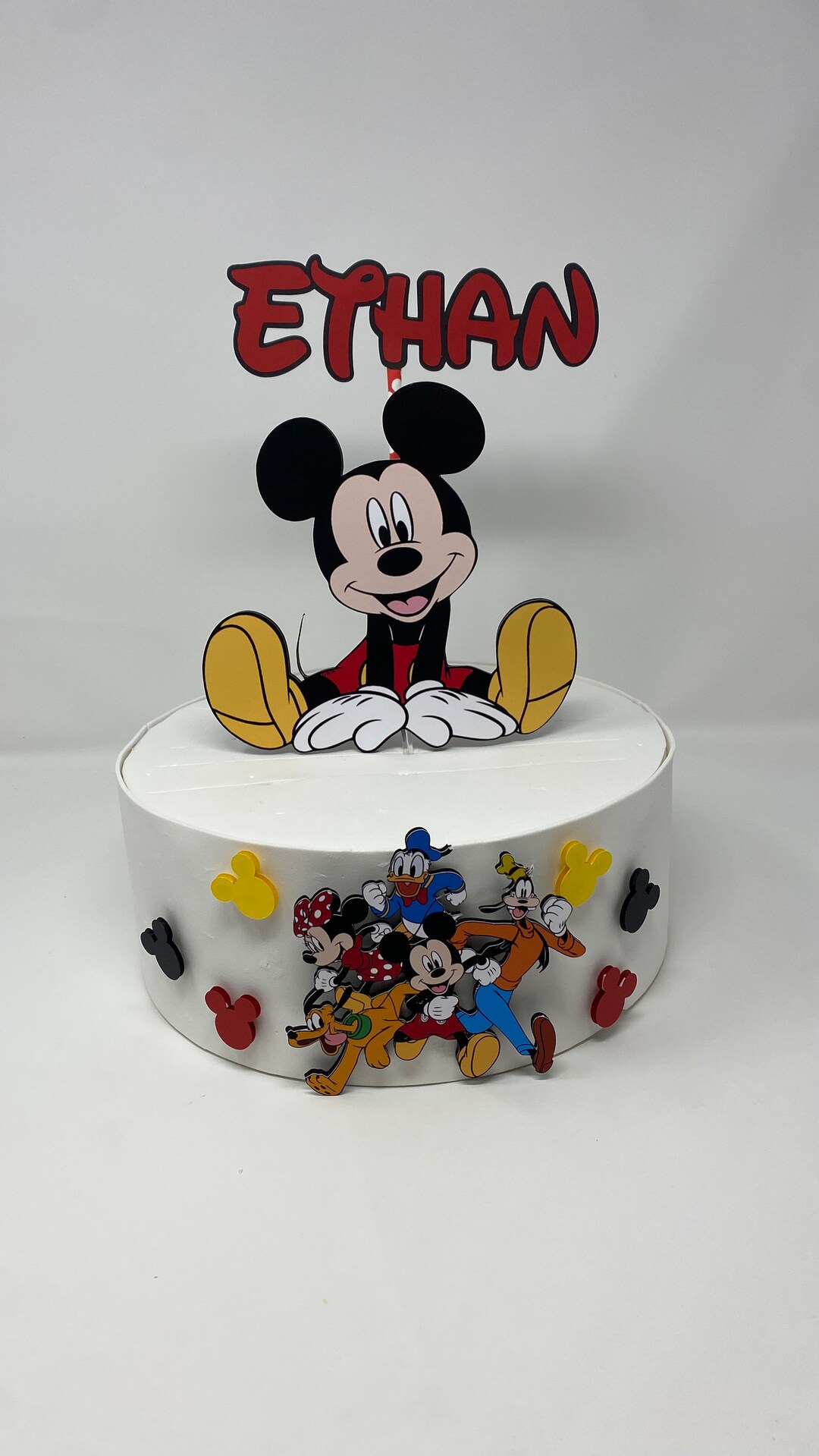 Mickey Mouse Cake Topper Mickey Birthday Party Mickey Decoration Mickey ...