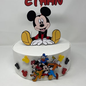 Mickey Mouse Cake Topper - Etsy