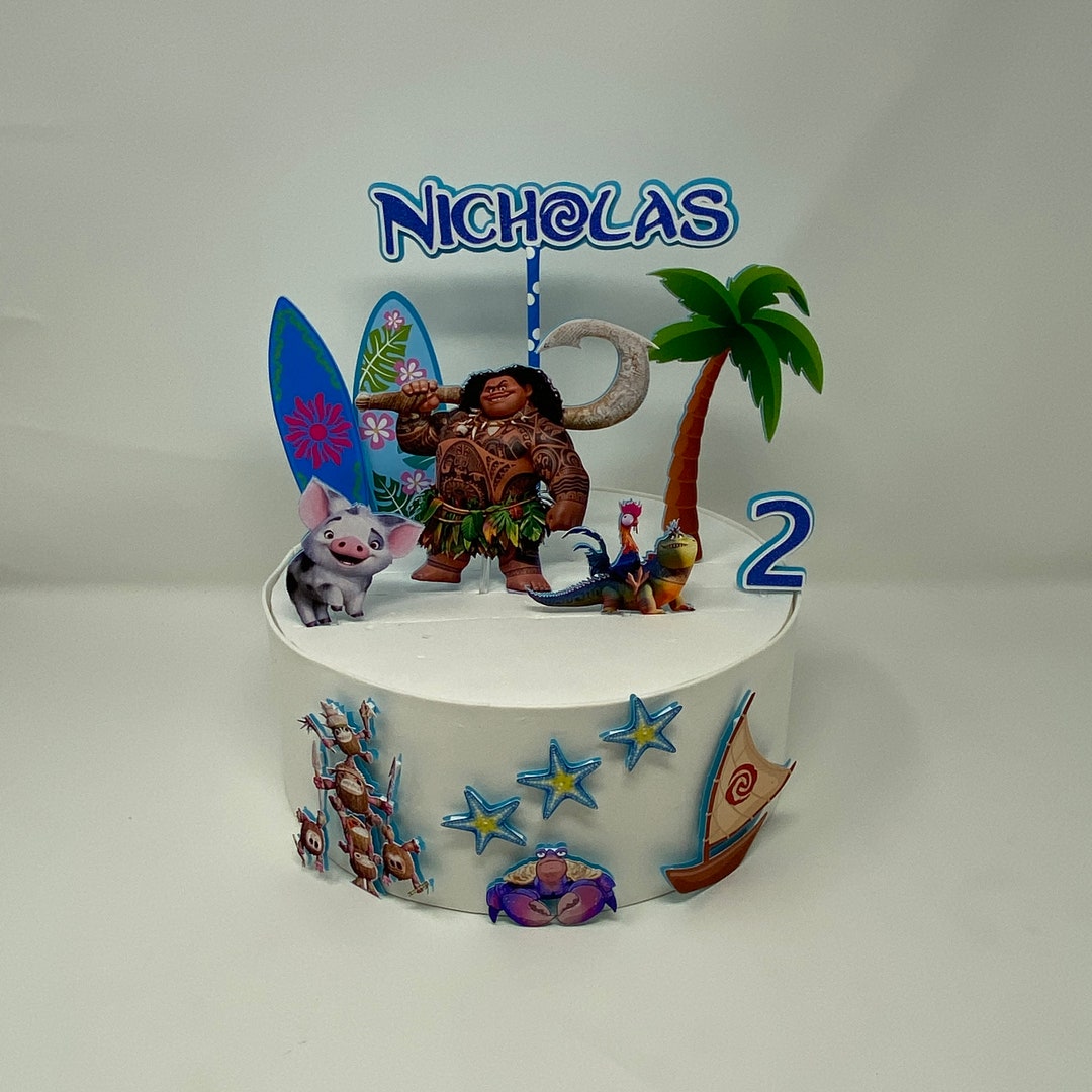 Maui Cake Topper - Etsy