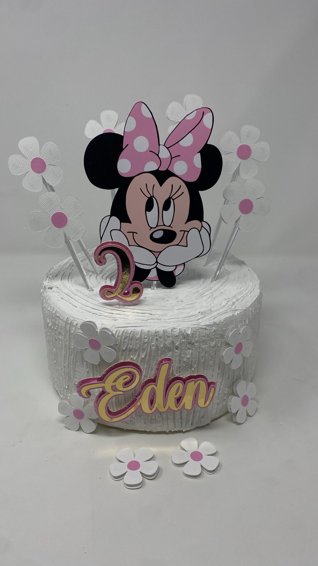 Minnie Mouse Cake Topper - Etsy