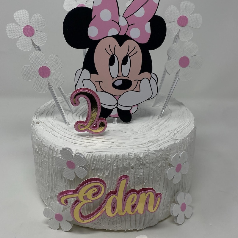 Minnie Mouse Cake Topper - Etsy